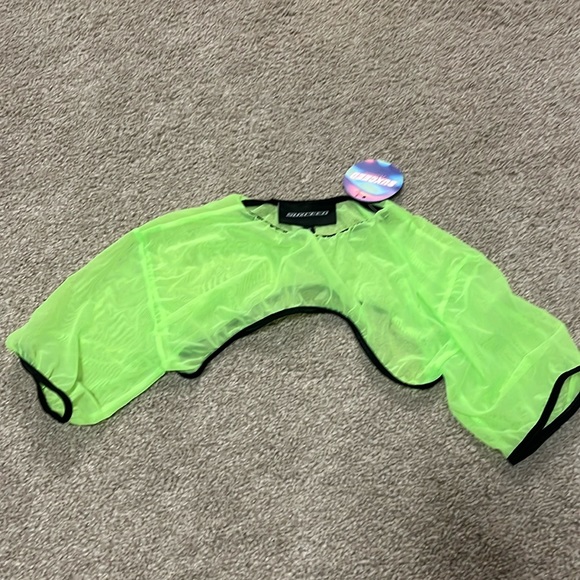 suxceed | Tops | Suxceed Green Rave Sleeves | Poshmark